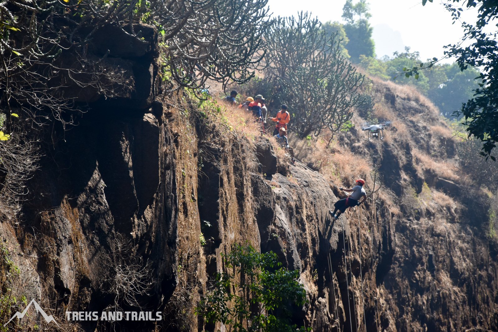 Sandhan Valley Trek from Pune | Half Trek and Rappelling